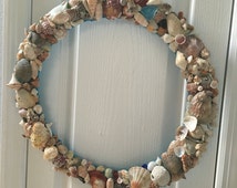 Unique shell wreath related items | Etsy
