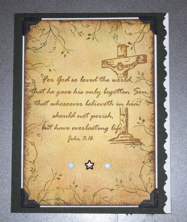 Scriptures Rubber Stamp Sheet 8 1/2 x 11 Christian No.16