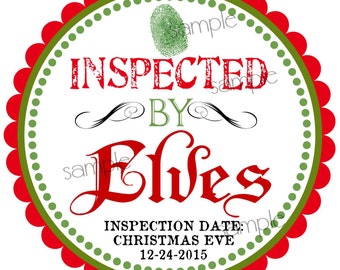 Christmas Stickers North Pole Candy Workshop Santa Claus