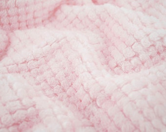 Pink minky fabric | Etsy