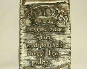 Bible verse plaque | Etsy