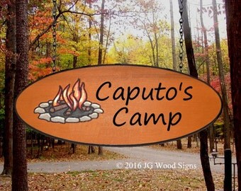 Campfire sign | Etsy