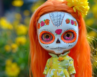 Unique day of the dead doll related items | Etsy