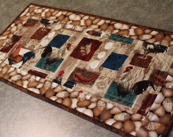 Rooster table runner | Etsy