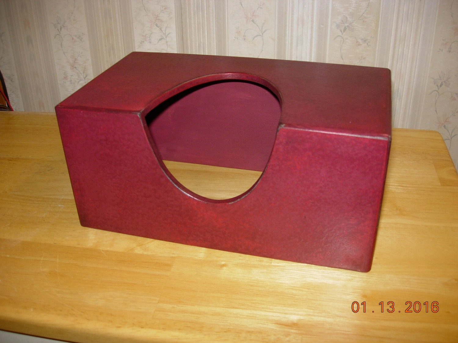 Primitive Tissue Box Cover Home Decor Puffs Style 124ct.