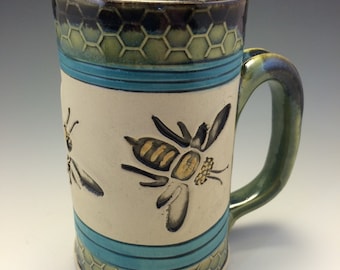 Ceramic beer mug | Etsy