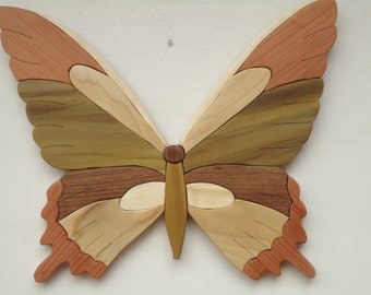 Intarsia butterfly | Etsy
