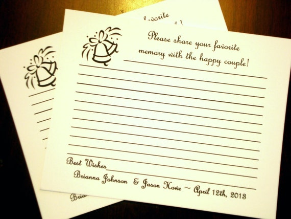 28 Personalized Wish Advice Favorite Memory Cards for