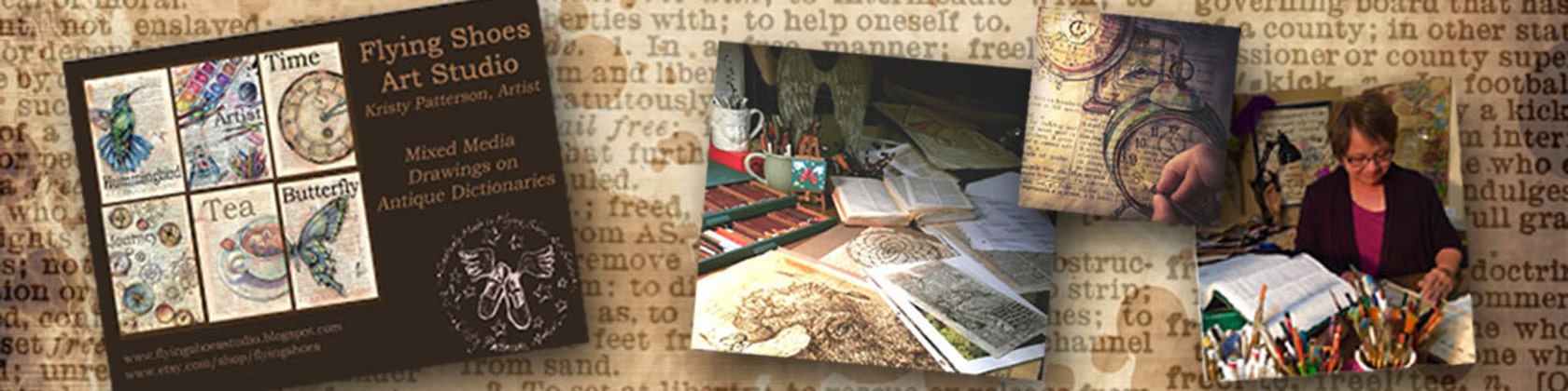 Flying Shoes Art Studio by flyingshoes on Etsy