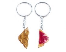 Popular items for pbj keychains on Etsy