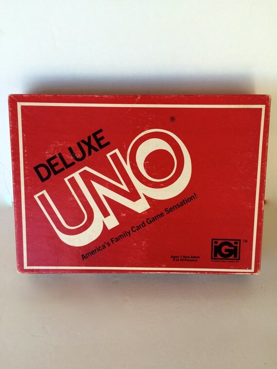 Vintage 1978 UNO Game Classic Family Night Board Game Uno Vintage 1978 UNO Game Classic Family Night Board Game Uno