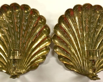 Shell wall sconce | Etsy