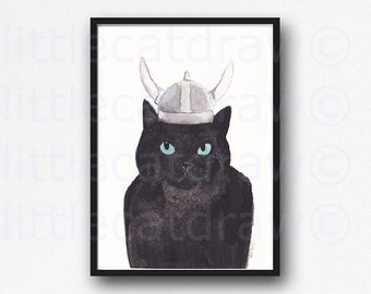 Viking cat | Etsy
