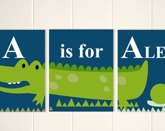 Alligator nursery | Etsy