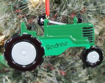 Tractor ornament | Etsy