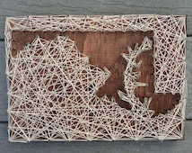 Popular items for reverse string art on Etsy