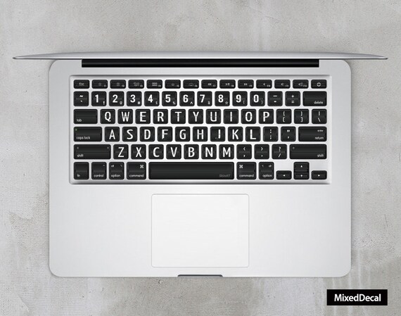 MacBook Pro keyboard Decal sticker Mac Laptop Skin Please