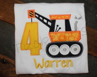 Digger applique | Etsy