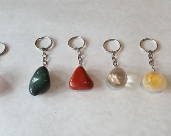 Stone keychains | Etsy