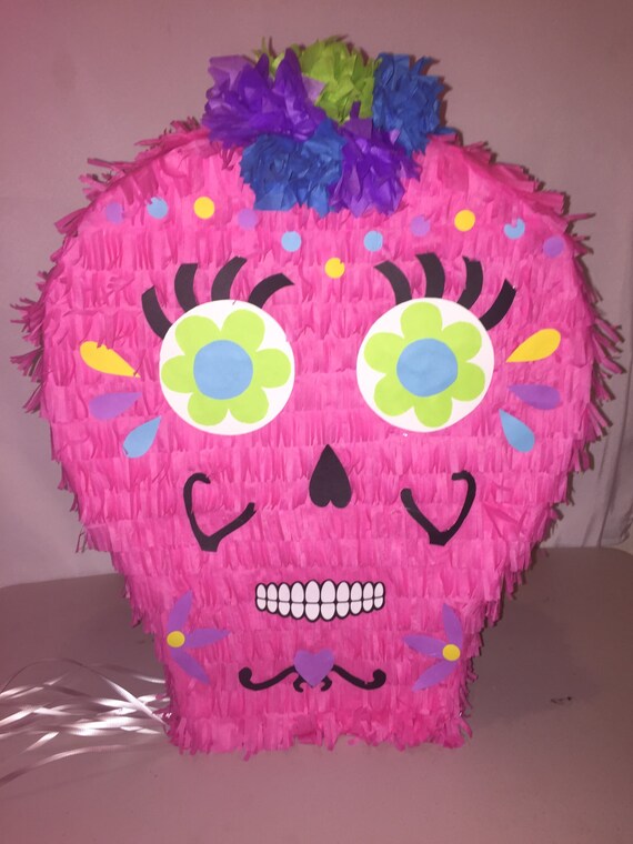 Pink Sugar Skull Calavera Pinata