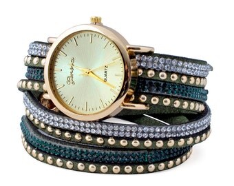 Double wrap watch | Etsy