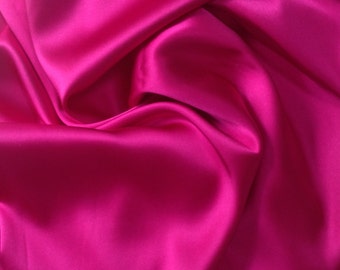 Magenta silk fabric | Etsy