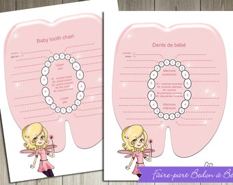 Unique lost tooth printable related items | Etsy