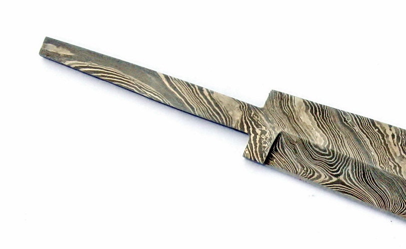 Viking Sax blade of real damascus steel 02 Sax-Kl by PeraPeris