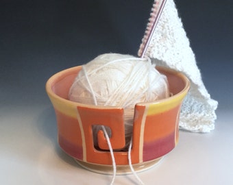 Large yarn bowl | Etsy