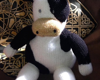 Stuffed Cow sewing pattern sew a cute toy pdf