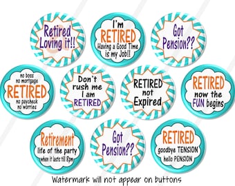Retirement favor tag | Etsy