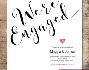 Were engaged | Etsy
