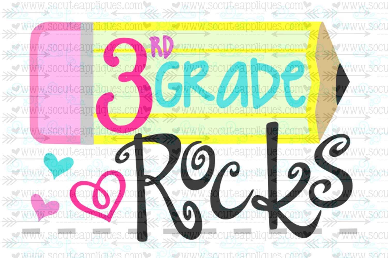 SVG DXF EPS Cut file 3rd grade Rocks svg School svg back
