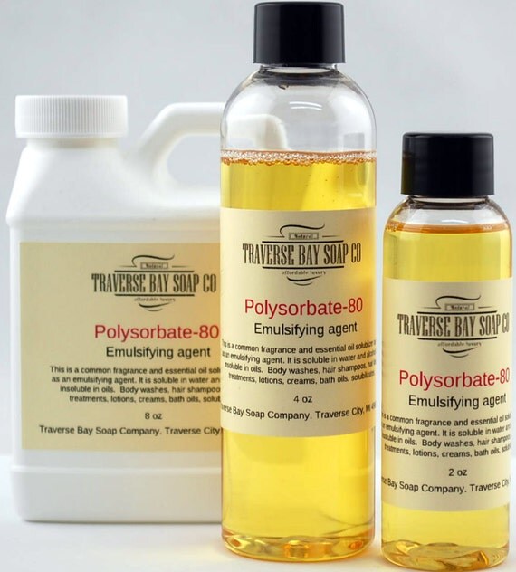 Polysorbate 80 2 oz 4 oz 8 oz Soap making lotion