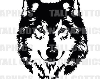 Wolf head decal | Etsy