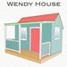DIY Wendy House woodworking plans by BuildEazy on Etsy
