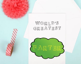 Fart card | Etsy