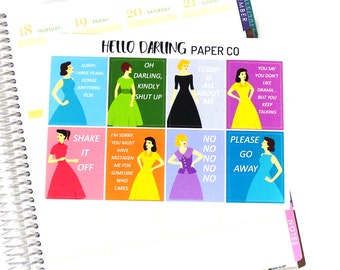 Sassy stickers | Etsy