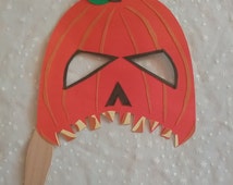 Unique pumpkin mask related items | Etsy