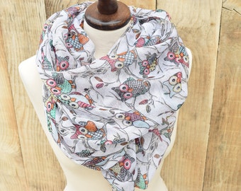 Unique owl shawl related items | Etsy