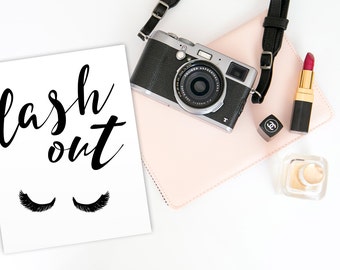 Unique eyelash sign related items | Etsy