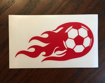 Soccer ball decal | Etsy