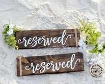 Unique reserved sign related items | Etsy