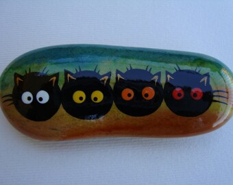 Unique hand painted stones related items | Etsy