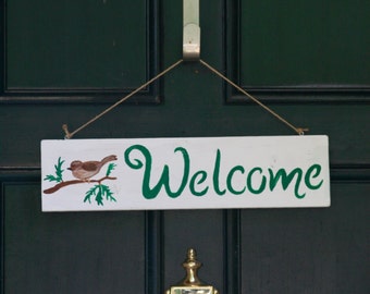 Bird welcome sign | Etsy