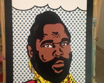 Items similar to Shut Up Fool Sampler starring Mr T. on Etsy