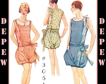 Vintage Sewing Pattern 1920's Large Brim Hat Depew 3018