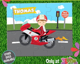 Motorcycle puzzle | Etsy