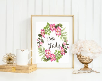Boss lady printable | Etsy