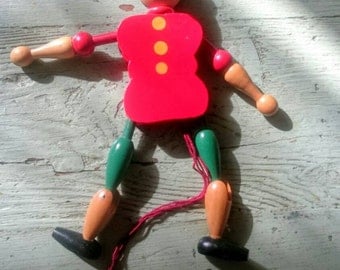 Pull string puppet | Etsy